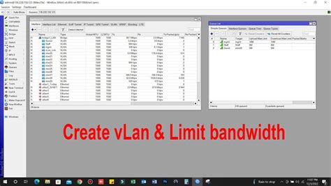 Mikrotik Create Vlan And Limit Speed Youtube