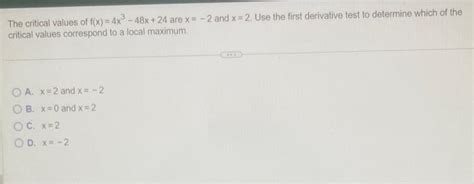 Solved Please Answer All Of Them Asap The Critical Values