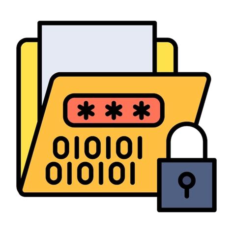 Premium Vector Encryption Flat Illustration