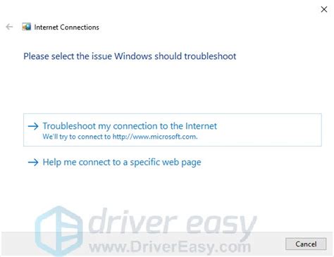 [solved] unable to connect to the internet here s solution driver easy