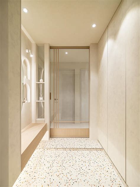 디자인 제니청라인테리어 송도인테리어 부천인테리어 목동인테리어 신도림인테리어 마포인테리어 인천인테리어 주방 입구를 턱하니 막고 있던 내력벽을 이용 오브제 공간으로 만들어