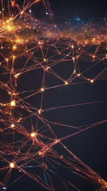 Premium Photo Global Network Connections Abstract Neural Networks In Cyberspace Futuristic