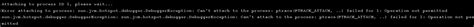 Jvm Error Attaching To Process When Run Jmap Heap Pid Stack Overflow