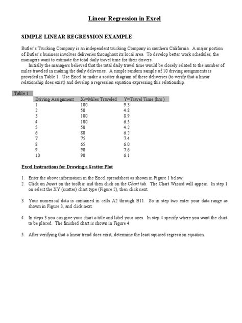 Pdf Ms Excel Linear And Multiple Regression Dokumen Tips