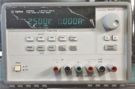 Agilent E A OE Triple Output Dc Power Supply Rescience