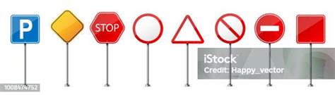 도 경고의 크리에이 티브 벡터 일러스트 레이 션에 고립 된 투명 한 배경을 서명 디자인 아트 현실적인 빈 교통 규제 템플릿입니다 추상 개념 그래픽 빈 배너 이랑 요소 개체