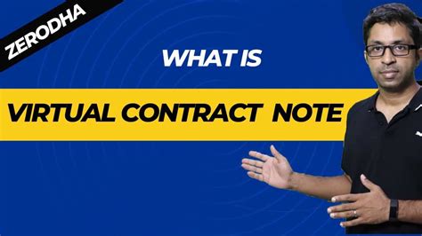 what is virtual contract note [zerodha] vrd nation