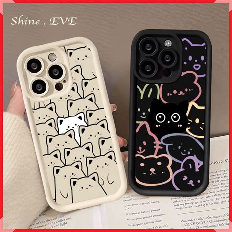 For Redmi 9a Casing 10c 12 13c 9t 9c 10 12c 13 Cute Screen Full Of Kittens Note 13pro 13 12 11