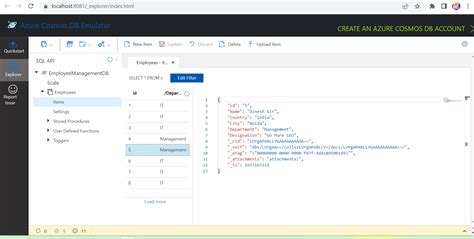 how to create stored procedures in azure cosmos db