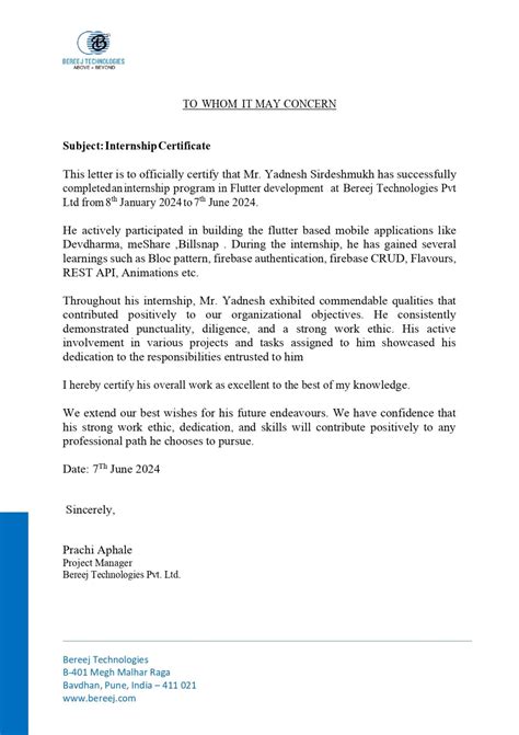 Yadnesh Sirdeshmukh On Linkedin Flutter Internship