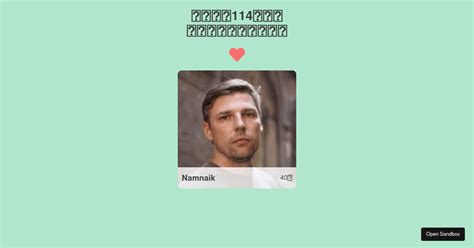 React Swipe Card Examples Codesandbox