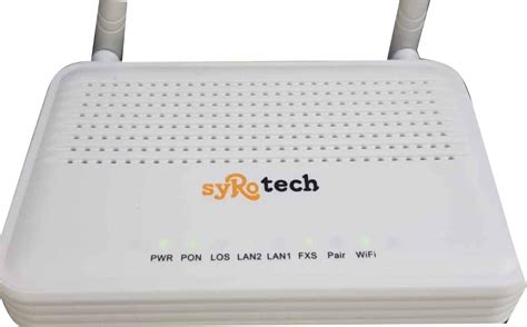 ONU Router GPON ONT Single Band VoIP Fiber Router Syrotech