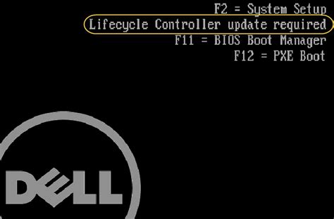 Lifecycle Controller Update Required On Dell Server Blackcat Reasearch Facility