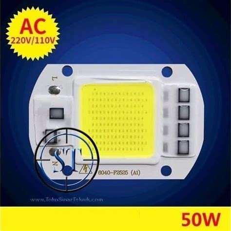 Jual Led Cob High Power Led Putih White W Langsung Input V Ac Lampu Sorot Lapangan Tembak