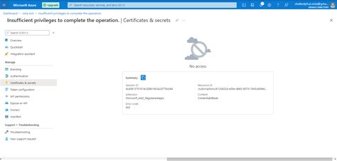 Insufficient Privileges To Complete The Operation Microsoft Qanda