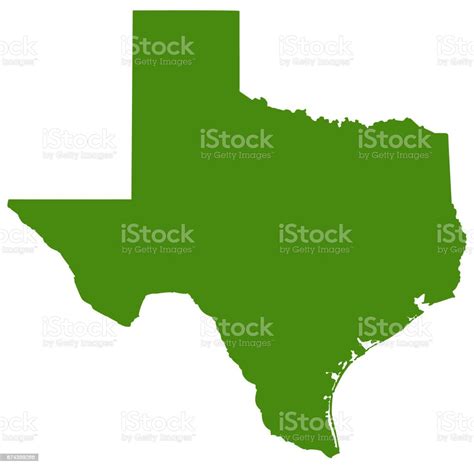 Texas Map Stock Illustration Download Image Now Austin Texas