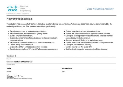 gowtham g on linkedin cisco networking virtualinternship careergrowth…
