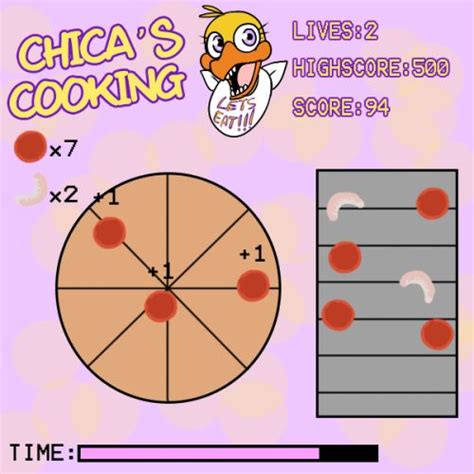 Five Nights At Freddy S Chica Mini Game Fnaf Fnaf Sister Location Fnaf Foxy