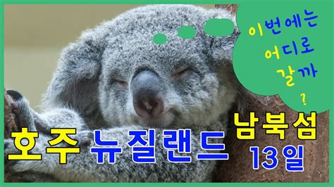 [이번에는 어디로 갈까] 호주 뉴질랜드 남북섬 13일 Youtube