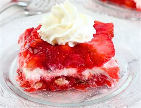 Strawberry Cream Salad The Culinary Cauldron