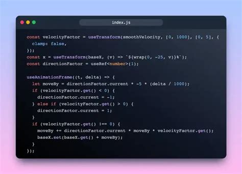 create velocity scroll animation in react with framer motion dev community