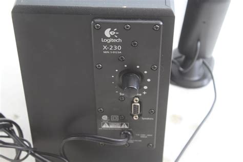 Logitech X Computer Speaker System Property Room