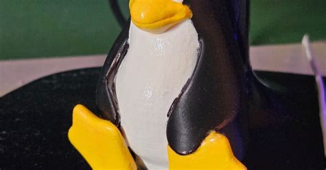 Supportless Tux Linux Penguin Mascot By Ide Is Life Download Free