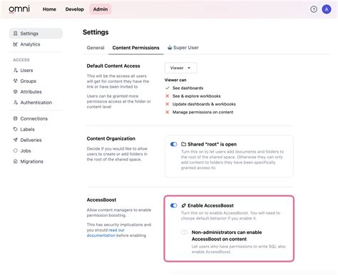Sharing Content Omni Analytics Documentation