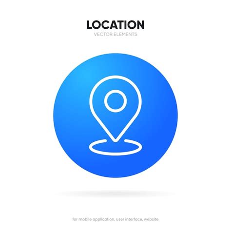 웹 사이트 모바일 앱용 대상 핀 포인트 아이콘 빨간색 지도 위치 포인터 아이콘 기호 기호 Gps 마커 프리미엄 벡터