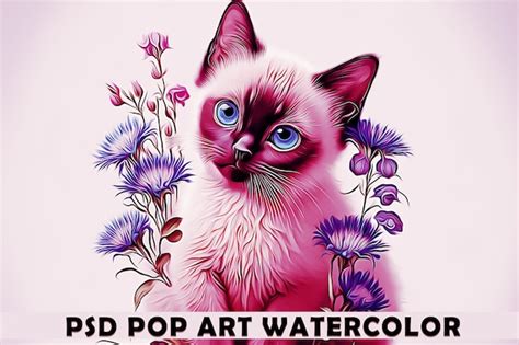 Premium Psd Watercolor Photo Effect Psd Photoshop Cartoon Paniting Free Psd Portrait Cat With Premium Psd Watercolor Photo Effect Psd Photoshop Cartoon Paniting Free Psd Portrait Cat With