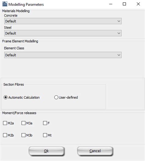 Define Modelling Parameters