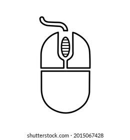 Mouse Cursor Outline Icon Line Art Stock Vector Royalty Free 2015067428 Shutterstock