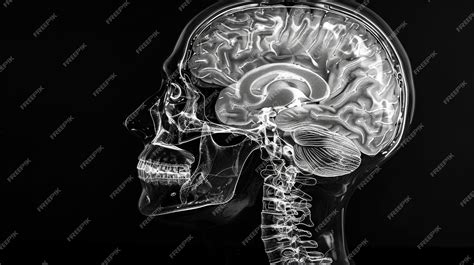 Premium Photo Mri Scan Of A Brain Showing Abnormalities Medical