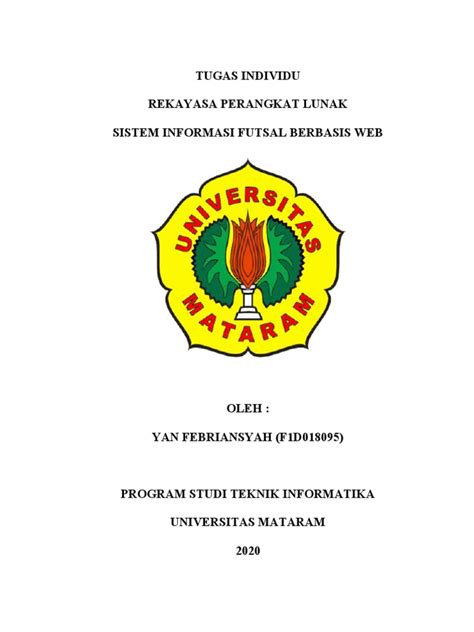 Laporan Tugas Rpl Pdf