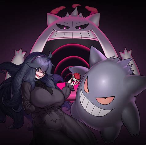 Hex Maniac Gengar And Gigantamax Gengar Pokemon And 2 More Drawn By