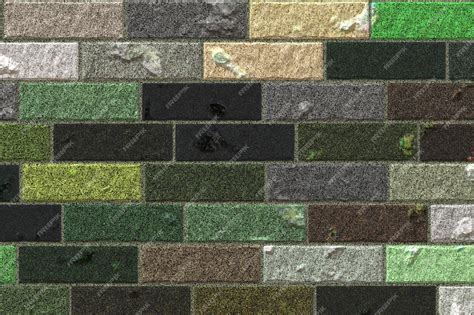 Premium Photo Panorama Of Block Pattern Of White Stone Cladding Wall