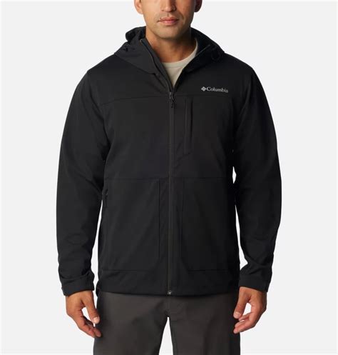 Mens Black Mesa™ Hooded Softshell Jacket Columbia Sportswear