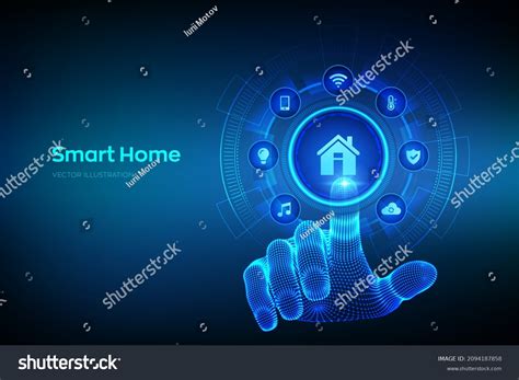 Smart Home Automation Control System Concept Stock Vector Royalty Free