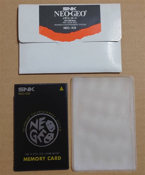 Yahoo オークション NEOGEO メモリーカード NEO IC8 未使用品 ジャン