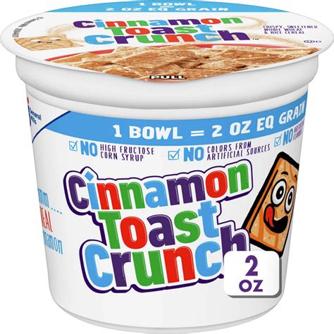 Cinnamon Toast Crunch Breakfast Cereal Cup 2 Oz