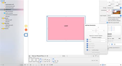 Ios Making XIB Freeform View Fit The Superview In Main Storyboard
