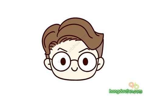 10个有趣的卡通人物头像！爸爸妈妈老师弟弟妹妹简笔画 红豆饭小学生简笔画大全