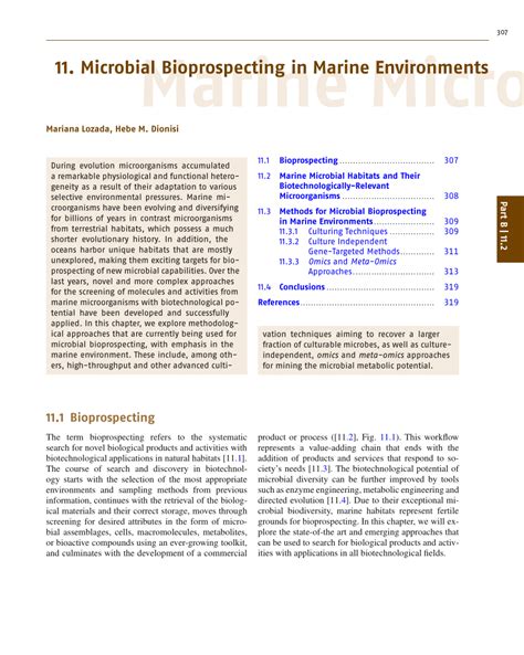 PDF Microbial Bioprospecting In Marine Environments