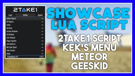2take1 Best Lua Script Showcase Gta5online 161 Modmenu 2take1 Script