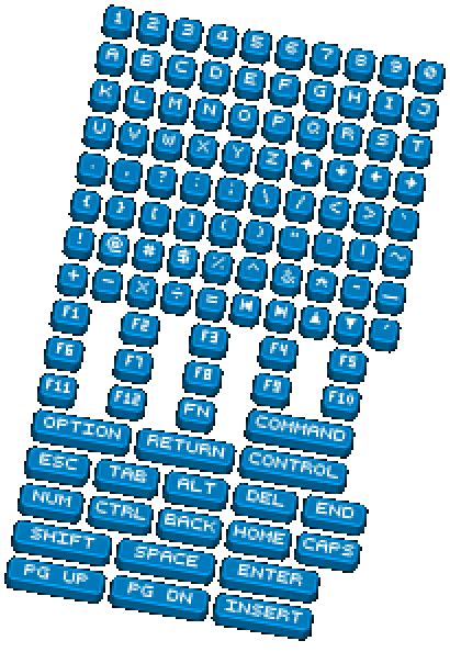 Pixel Keyboard Customizer By Eflash