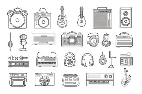 Premium Photo Various Types Of Electronic Equipment Displayed