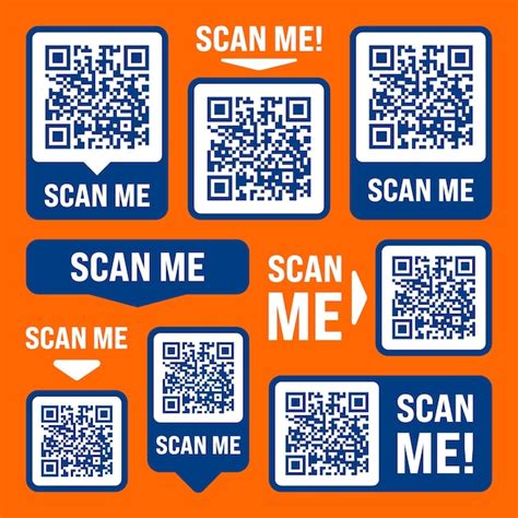 Premium Vector Scan Me Qr Code Sticker With Text Online Payment Special Offer Sale Stickers