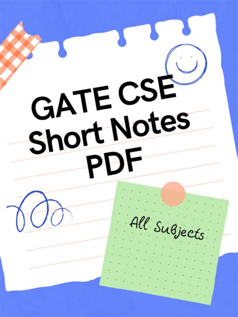 Gate Cse Short Notes Pdf ⋆ Cse Study247