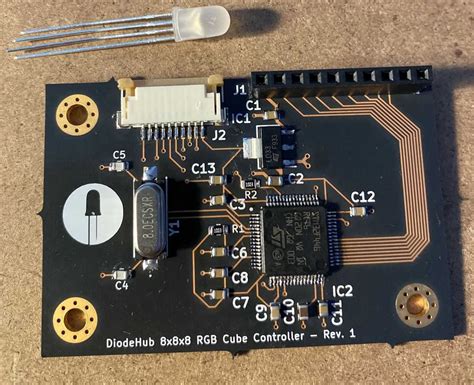 8x8x8 RGB LED Cube Part Two Mitts Dev