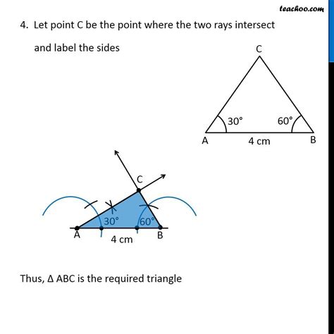 Constructing A Triangle When 2 Angles And 1 Side Between Them Is Know